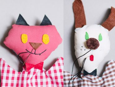 DIY Retro Halloween Hand Puppets | Handmade Charlotte