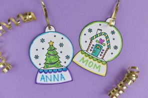 Printable Snow Globe Gift Tags | Handmade Charlotte