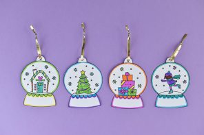 Printable Snow Globe Gift Tags | Handmade Charlotte