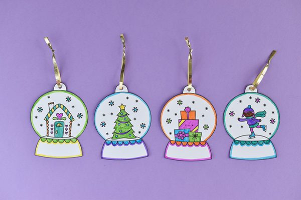 Printable Snow Globe Gift Tags | Handmade Charlotte