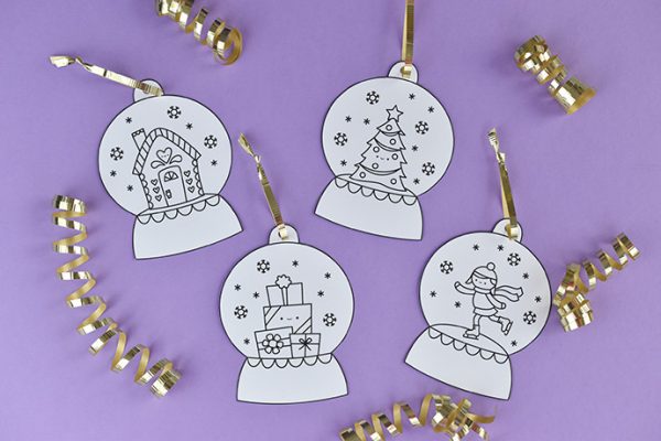 Printable Snow Globe Gift Tags | Handmade Charlotte