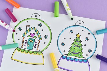 Printable Snow Globe Gift Tags | Handmade Charlotte