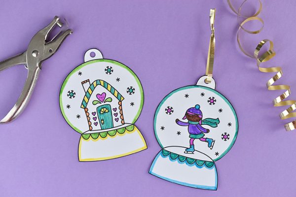 Printable Snow Globe Gift Tags | Handmade Charlotte