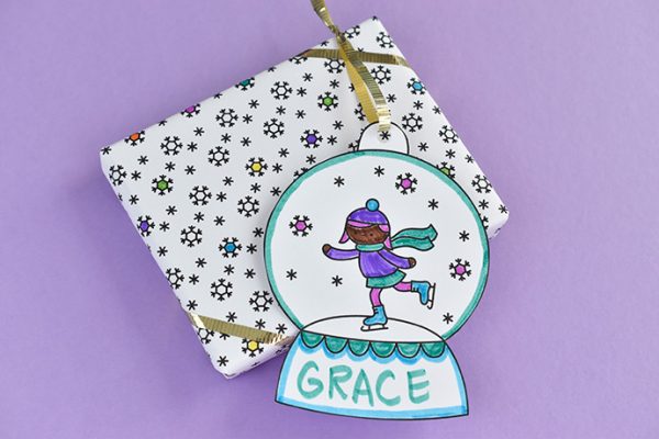 Printable Snow Globe Gift Tags | Handmade Charlotte