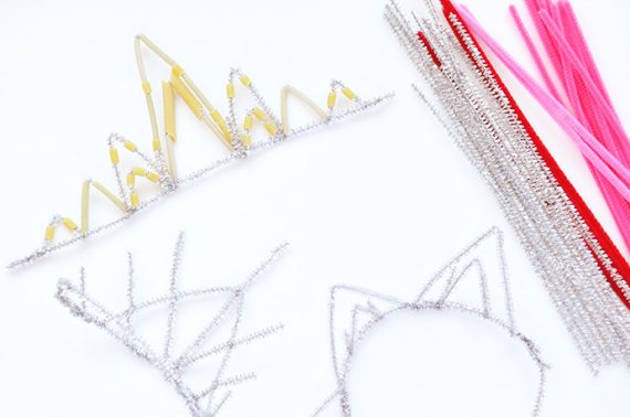 Pasta and Pipe Cleaner Crown | Handmade Charlotte