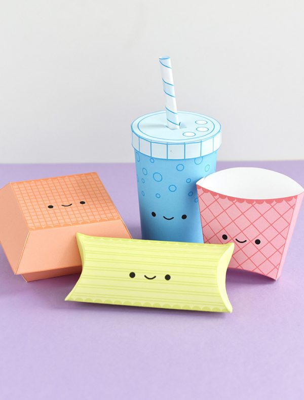 Friendly Fast Food Printable Boxes | Handmade Charlotte