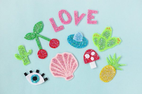 How to Make Your Own Glitter Patches | Handmade Charlotte