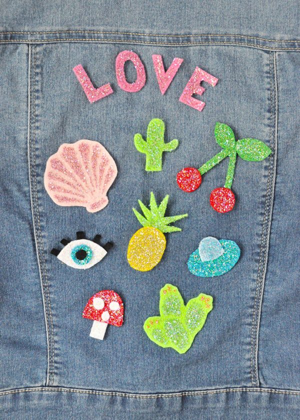 How to Make Your Own Glitter Patches | Handmade Charlotte