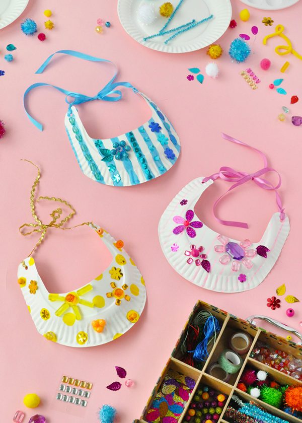 Paper Plate Visors | Handmade Charlotte