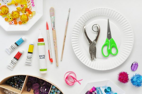 Paper Plate Visors | Handmade Charlotte