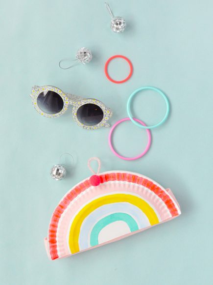 Rainbow Paper Plate Pockets | Handmade Charlotte