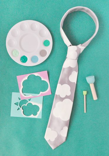 How to Make Stenciled Ties | Handmade Charlotte