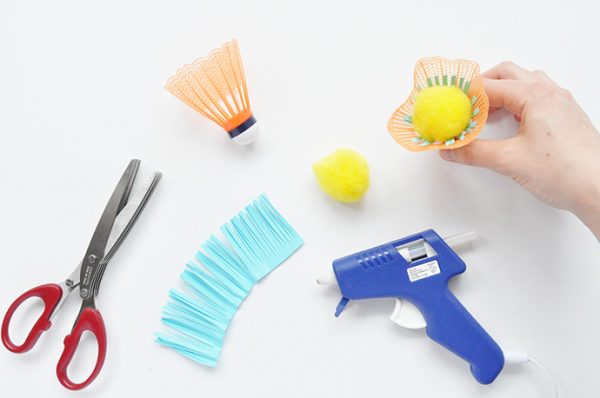 Badminton Birdie Flowers | Handmade Charlotte