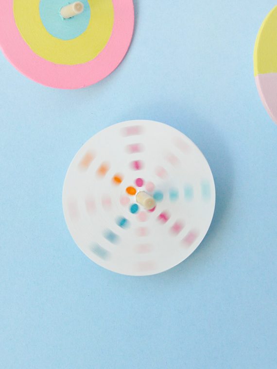 Rainbow Spinning Tops | Handmade Charlotte
