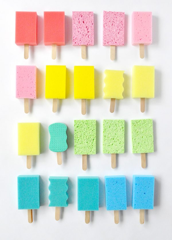 Dish Sponge Popsicles | Handmade Charlotte