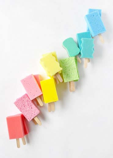 Dish Sponge Popsicles | Handmade Charlotte