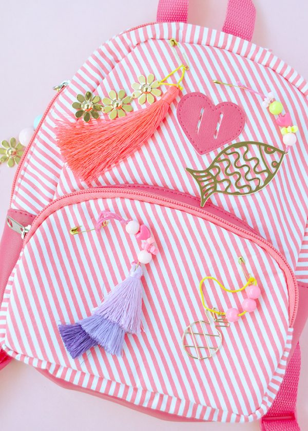 How To Turn Earrings into Backpack Charms | Handmade Charlotte