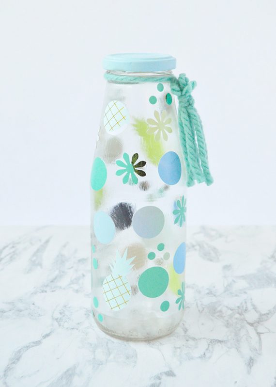 Mod Podge Reusable Water Bottles | Handmade Charlotte