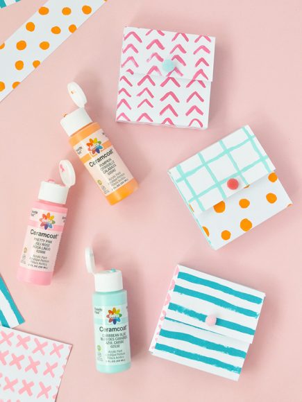 Painted Paper Pockets | Handmade Charlotte