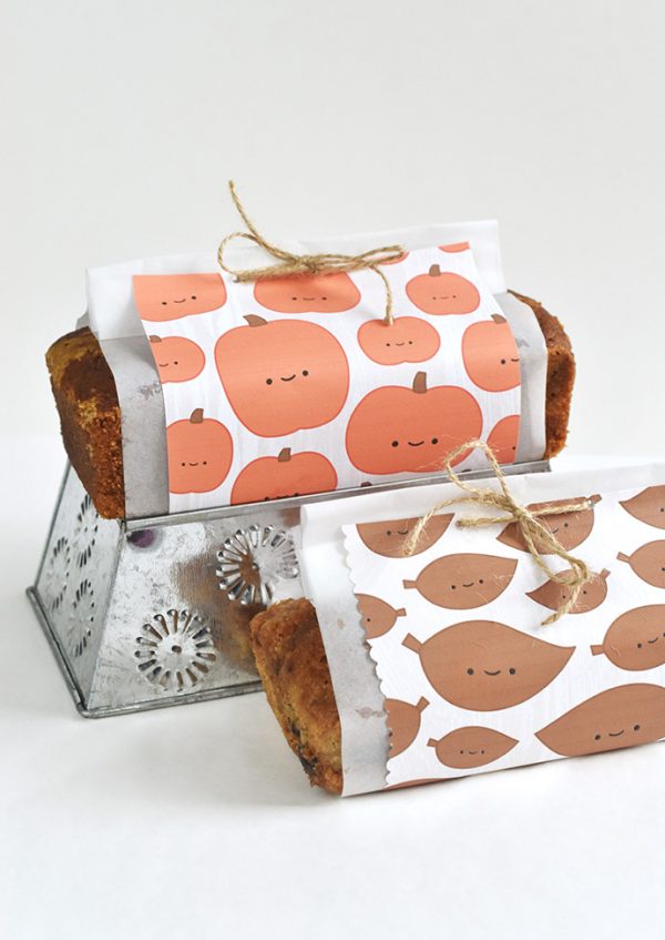 Kawaii Autumn Bread Wrappers | Handmade Charlotte