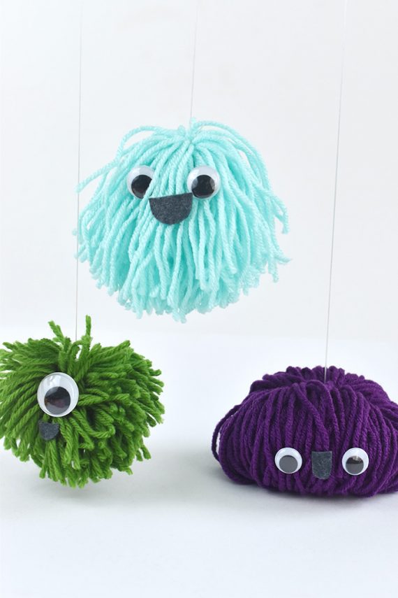 Pom Pom Monster Puppet Pals | Handmade Charlotte