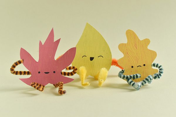 Playful Posable Leaf Sprites | Handmade Charlotte
