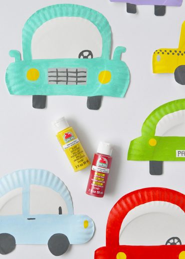 Painted Paper Plates Cars | Handmade Charlotte