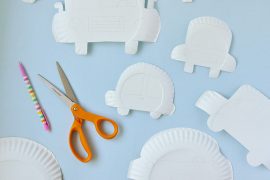 Painted Paper Plates Cars | Handmade Charlotte