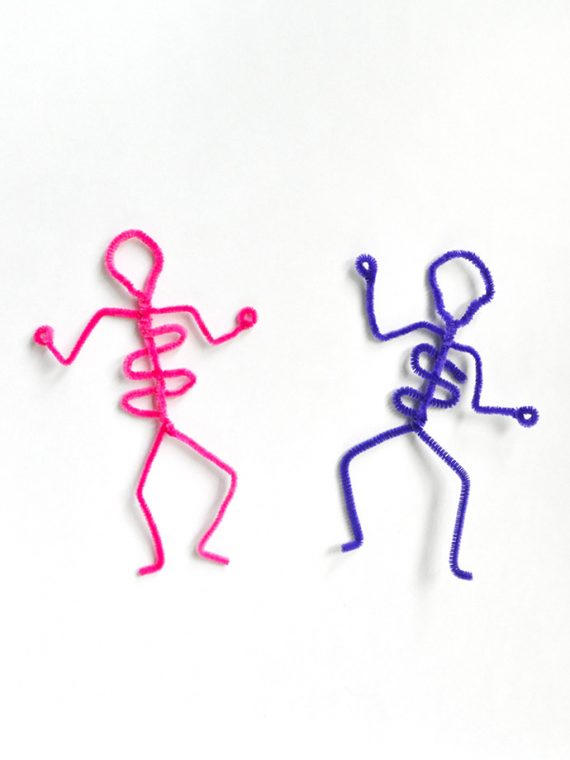 Pipe Cleaner Skeletons | Handmade Charlotte