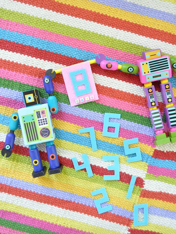 Robot Countdown Clock | Handmade Charlotte