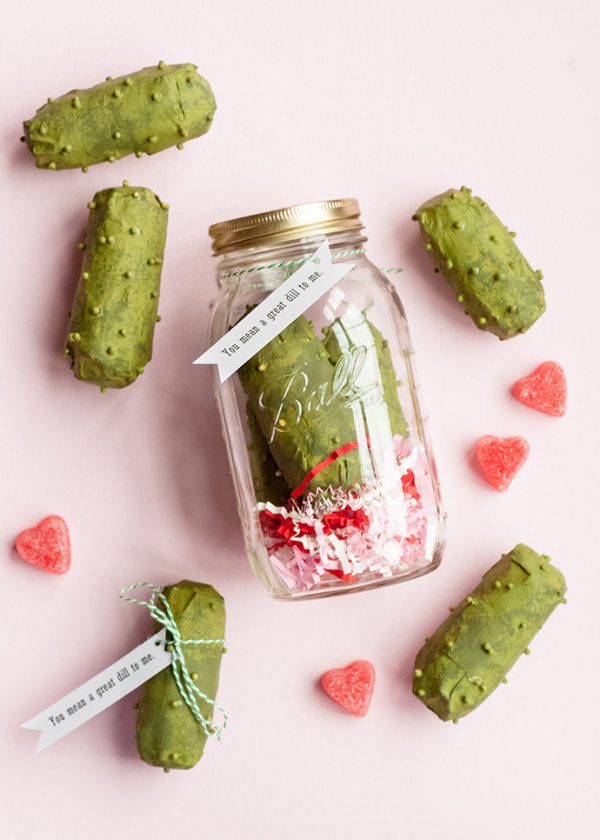 Pickle Piñata Valentines | Handmade Charlotte