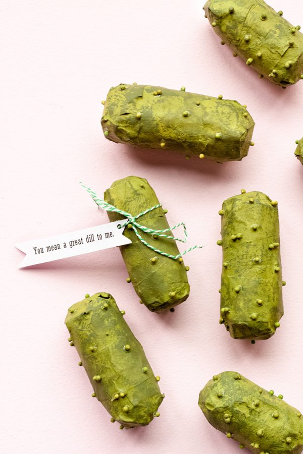 Pickle Piñata Valentines | Handmade Charlotte