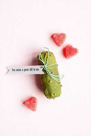 Pickle Piñata Valentines | Handmade Charlotte