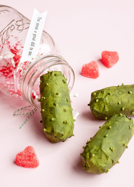 Pickle Piñata Valentines | Handmade Charlotte