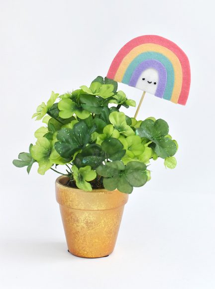 End of the Rainbow Plant Picks | Handmade Charlotte