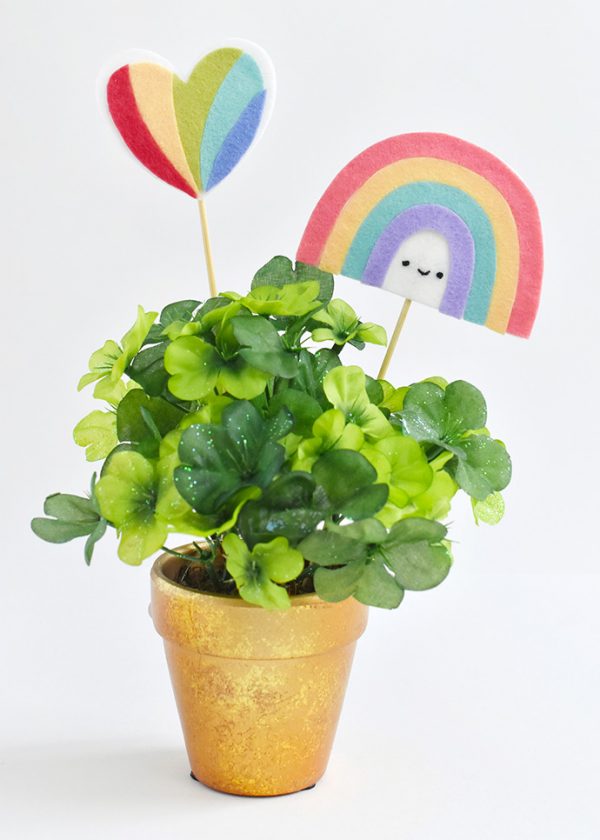 End of the Rainbow Plant Picks | Handmade Charlotte