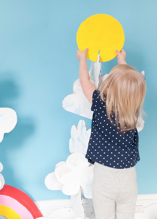 Cardboard Stacking Clouds | Handmade Charlotte