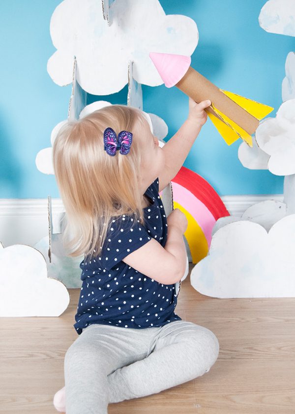 Cardboard Stacking Clouds | Handmade Charlotte