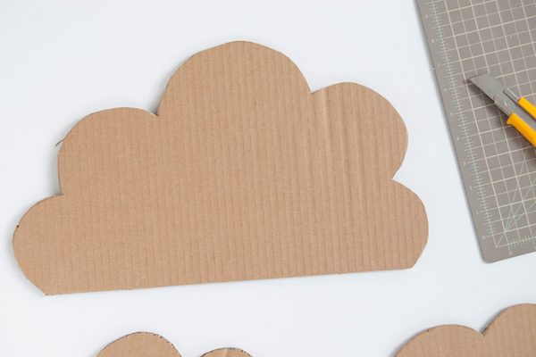 Cardboard Stacking Clouds | Handmade Charlotte