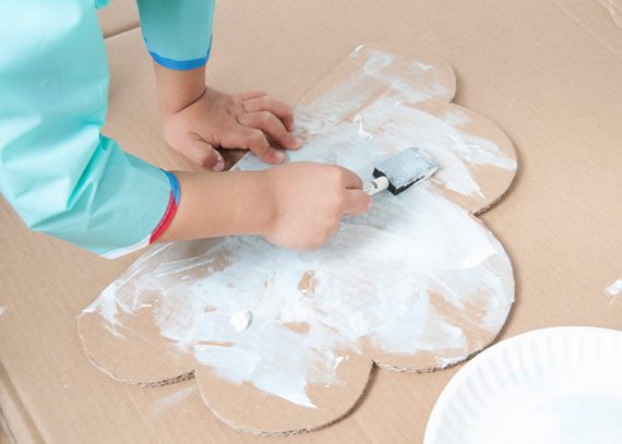 Cardboard Stacking Clouds | Handmade Charlotte