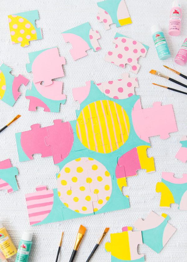 How to Paint Your Own Puzzle | Handmade Charlotte