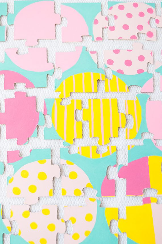 How to Paint Your Own Puzzle | Handmade Charlotte
