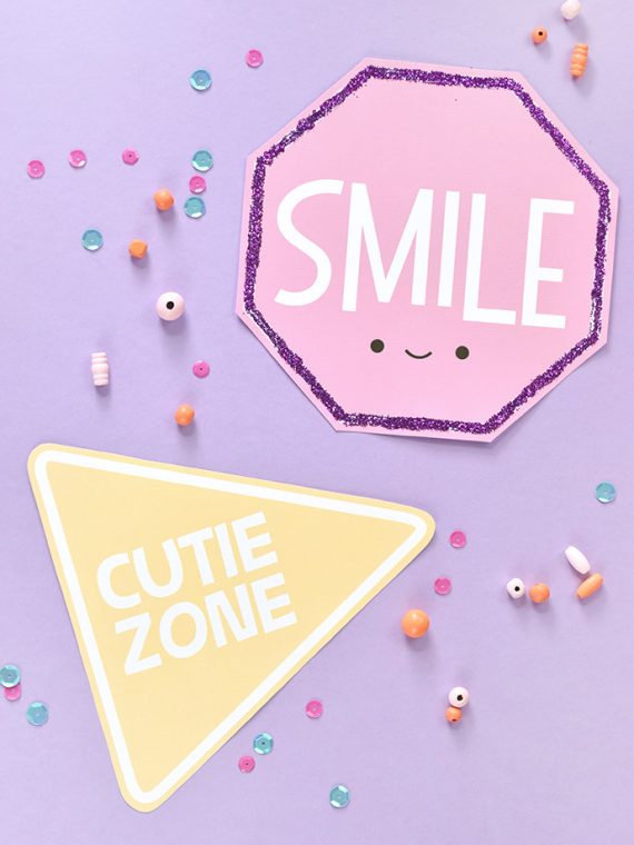 Crafty Cute Road Sign Posters | Handmade Charlotte