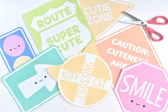 Crafty Cute Road Sign Posters | Handmade Charlotte