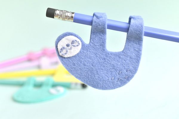 Sweet Sloth Pencil Toppers | Handmade Charlotte