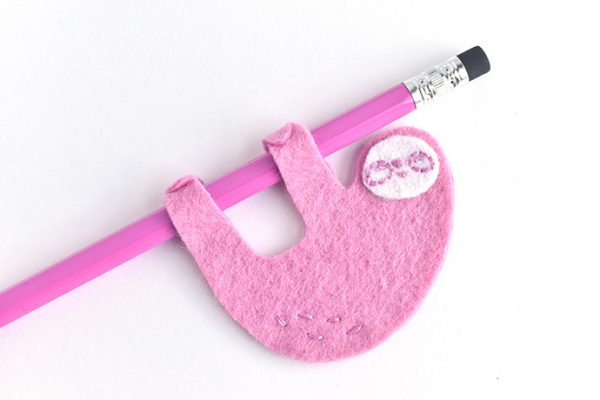 Sweet Sloth Pencil Toppers | Handmade Charlotte