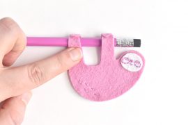 Sweet Sloth Pencil Toppers | Handmade Charlotte