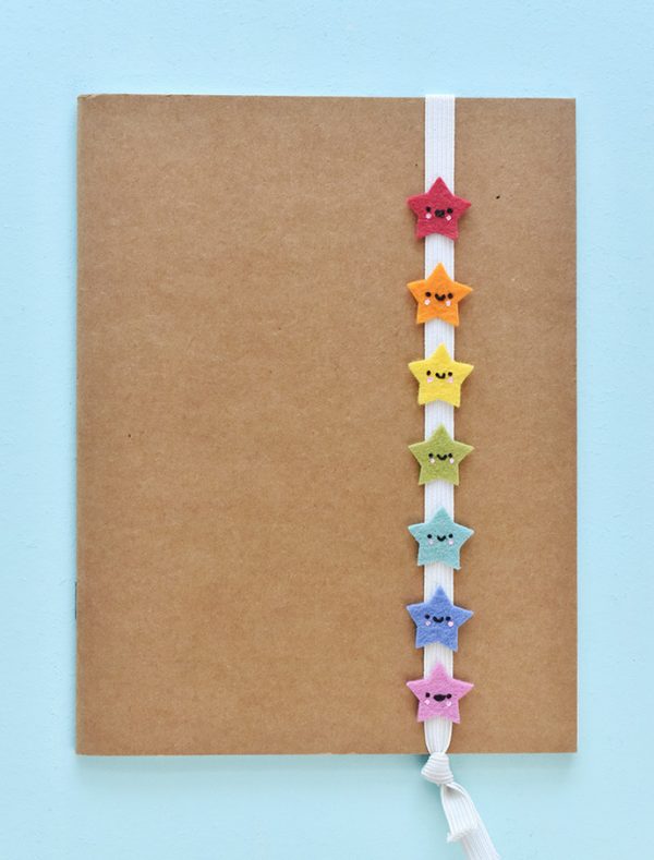 Kawaii Rainbow Book Bands | Handmade Charlotte