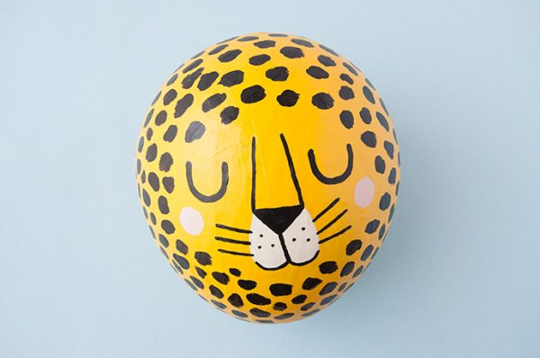 Paper Maché Cheetah Piñata | Handmade Charlotte