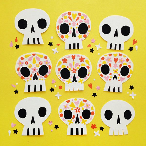 Paper Sugar Skulls | Handmade Charlotte